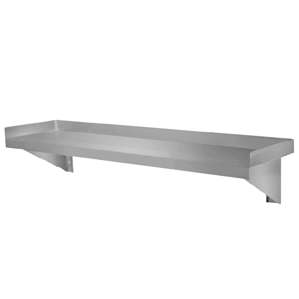 Stainless Steel Flat Shelving Kitchen Setup